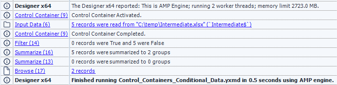 Alteryx 2023.1 - Control Containers explained